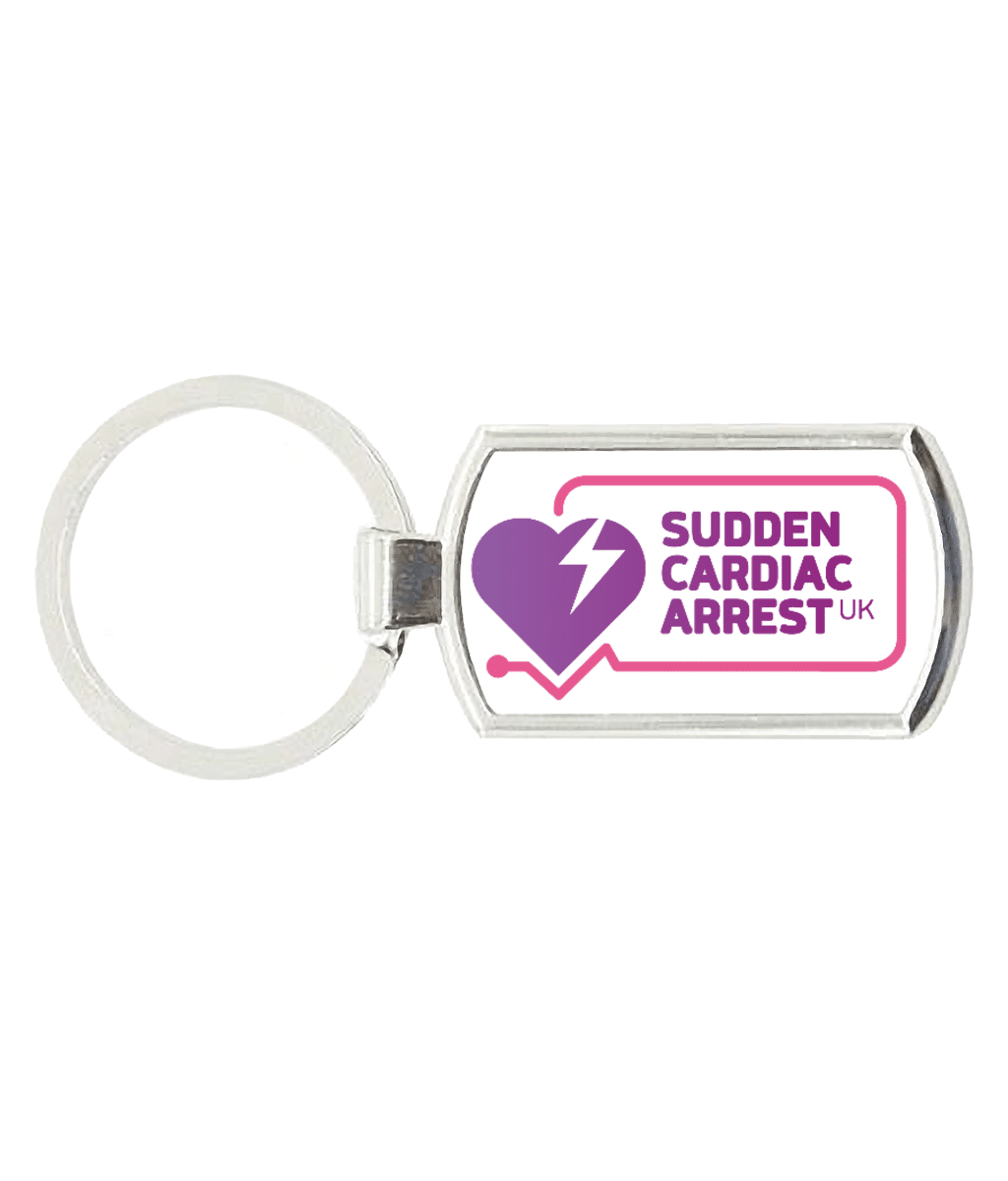 Logo Metal Keyring - Sudden Cardiac Arrest UK